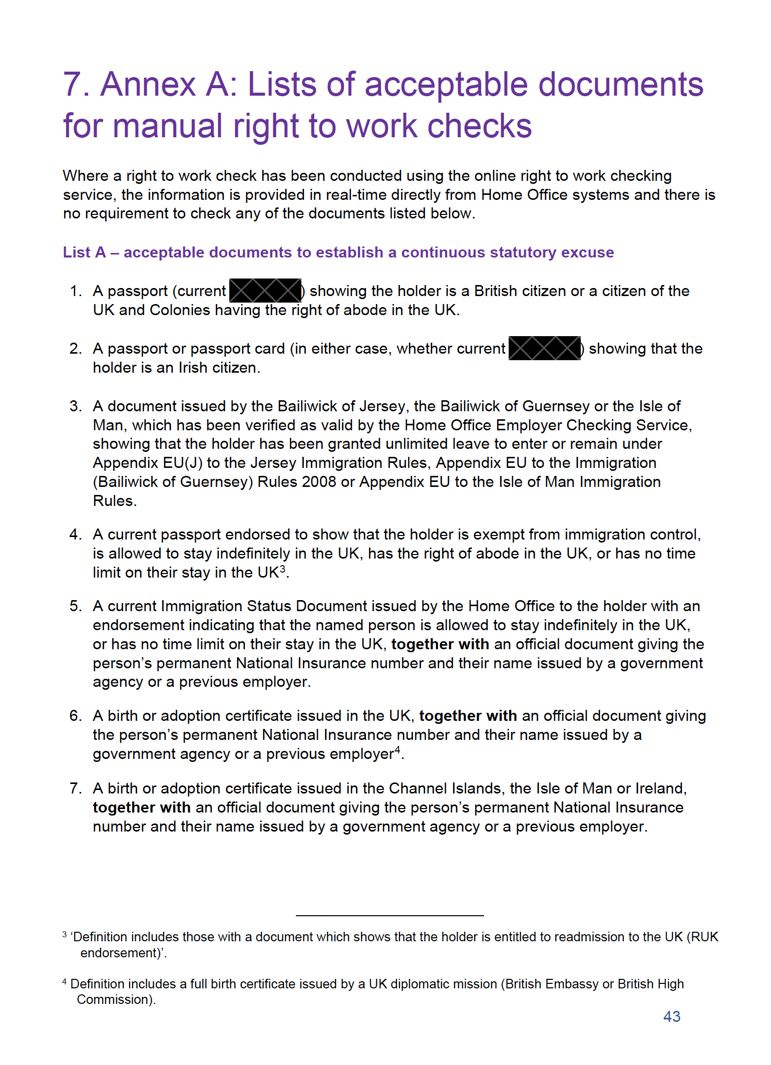 Right to Work Checks - Clarity Umbrella Ltd